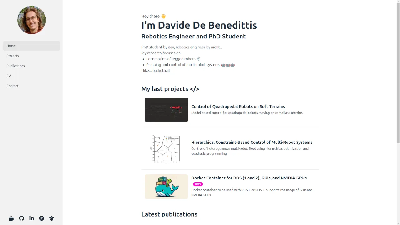 Davide De Benedittis | Personal Portfolio Website